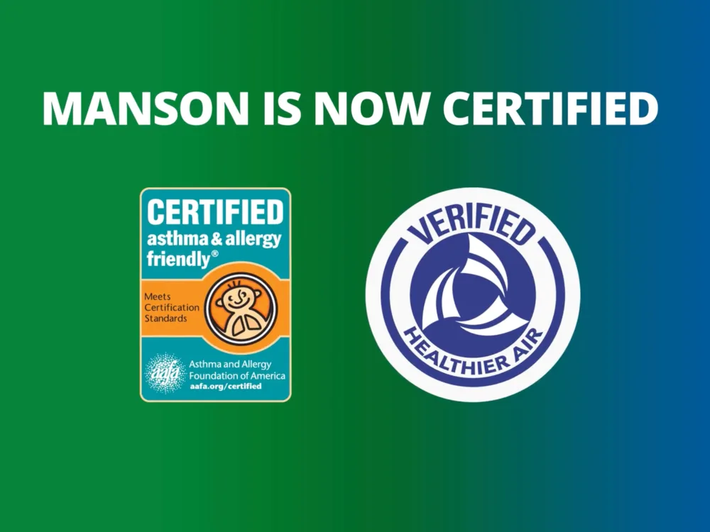 Manson Insulation Now Certified Asthma and Allergy Free General Insulation